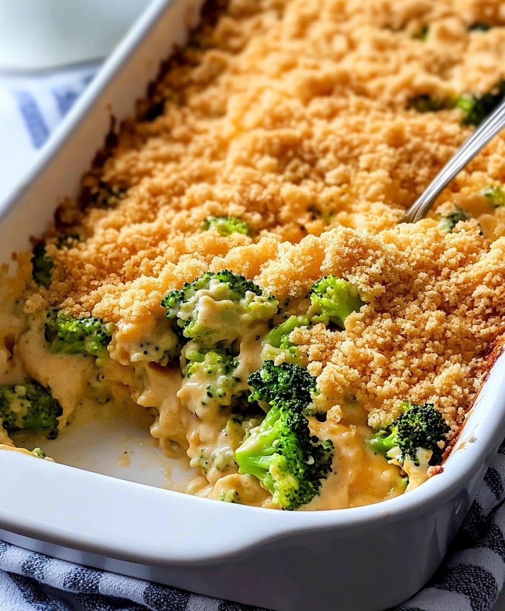 Easy Broccoli Cheese Casserole With Ritz Crackers Recipe - Recipe Vibe