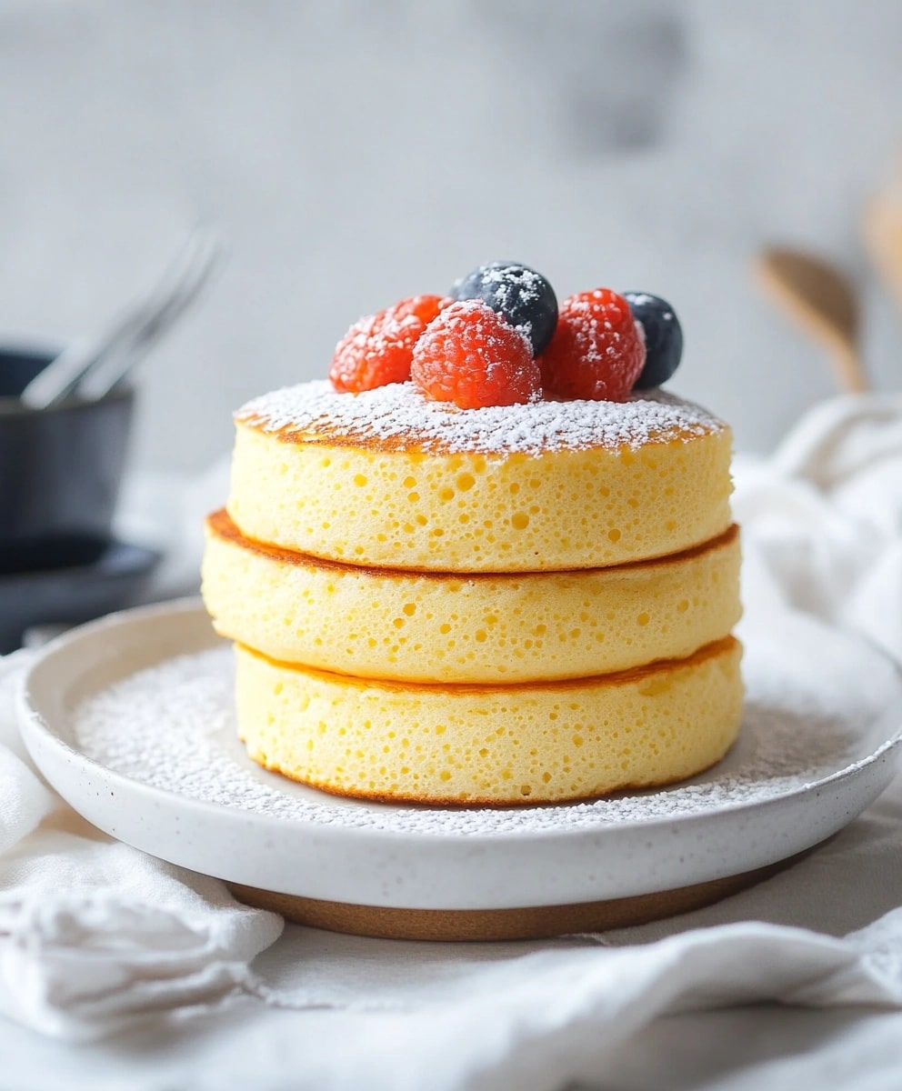 Fluffy Japanese Soufflé Pancakes Recipe - Recipe Vibe