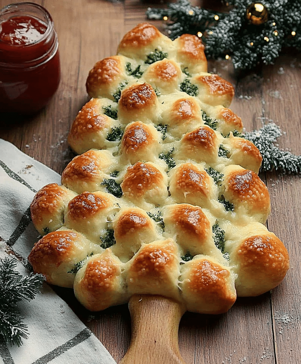 Cheesy Tree Bread Recipe - Recipe Vibe