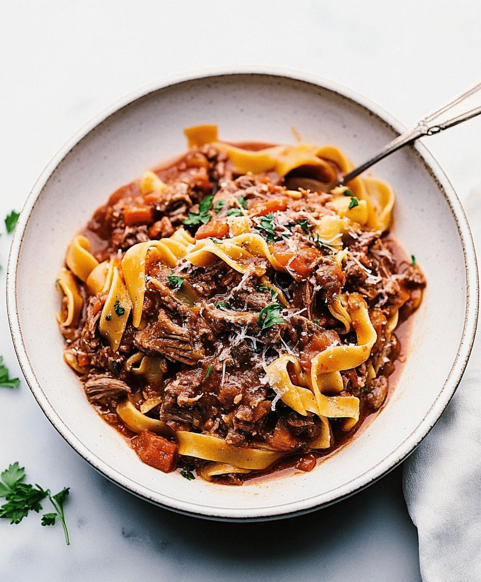Slow Cooker Beef Ragu Recipe - Recipe Vibe