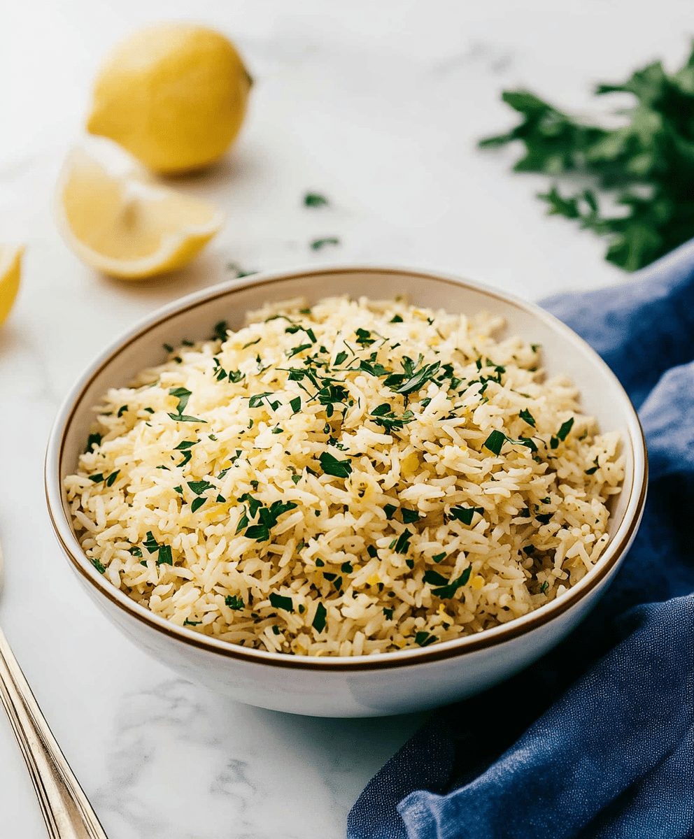Greek Lemon Rice Recipe - Recipe Vibe