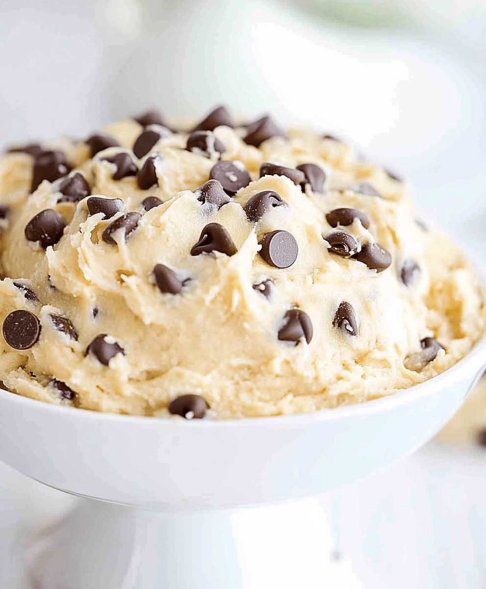 Chocolate Chip Cookie Dough Dip Recipe - Recipe Vibe