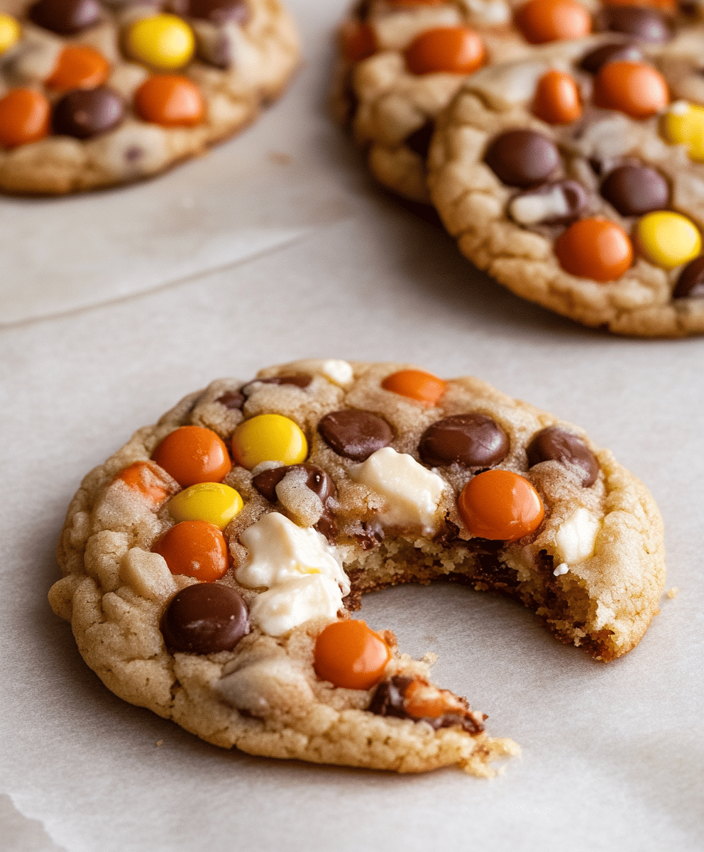 Gooey Reese's Cheesecake Cookies Recipe - Recipe Vibe