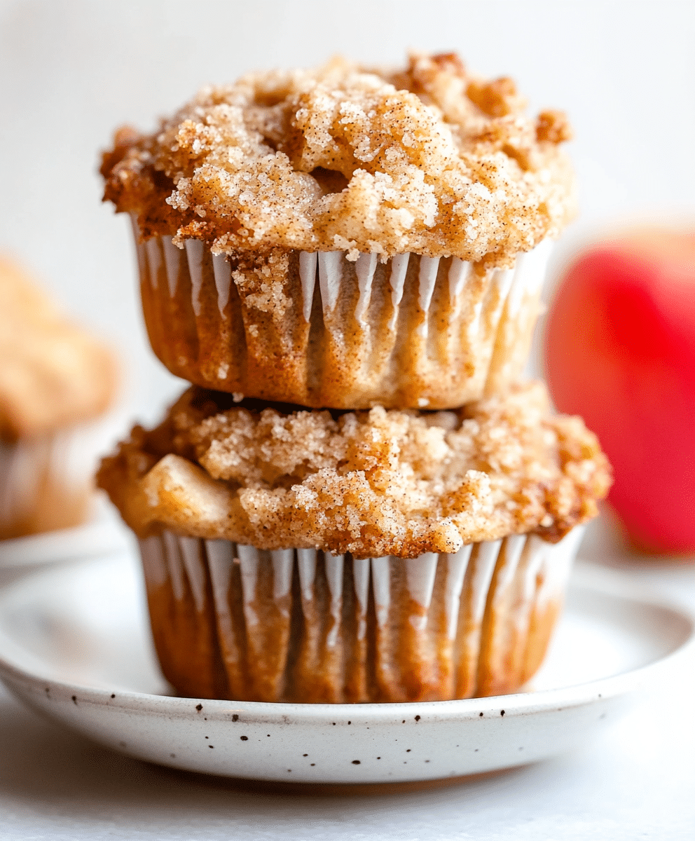 Moist Apple Cinnamon Crumb Muffins Recipe - Recipe Vibe