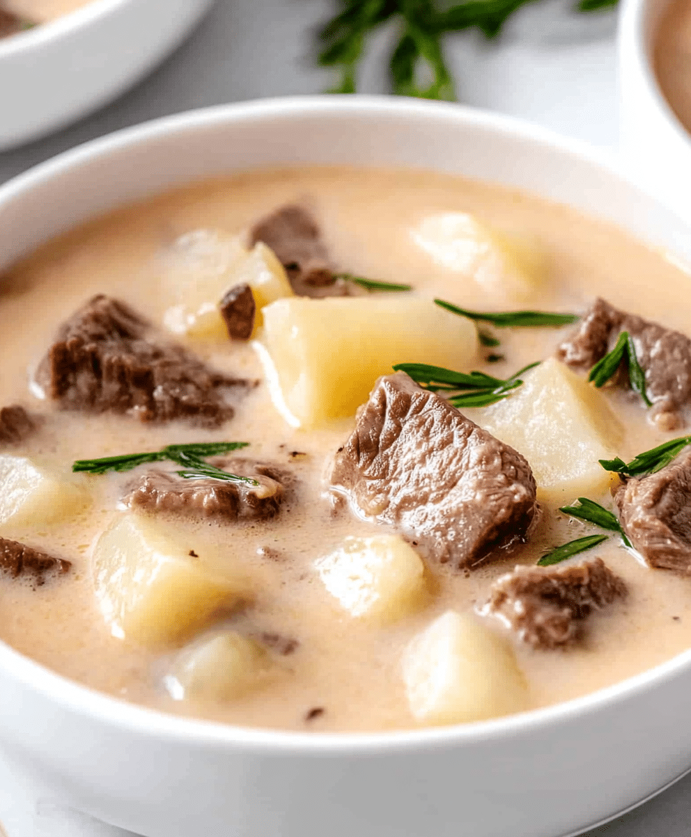 Steak And Potato Soup Recipe - Recipe Vibe