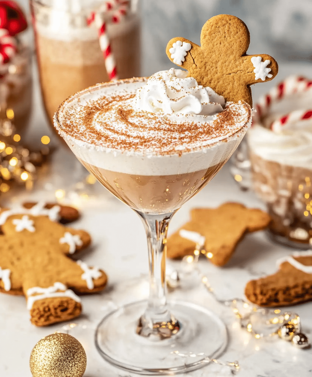 Gingerbread Martini Recipe - Recipe Vibe
