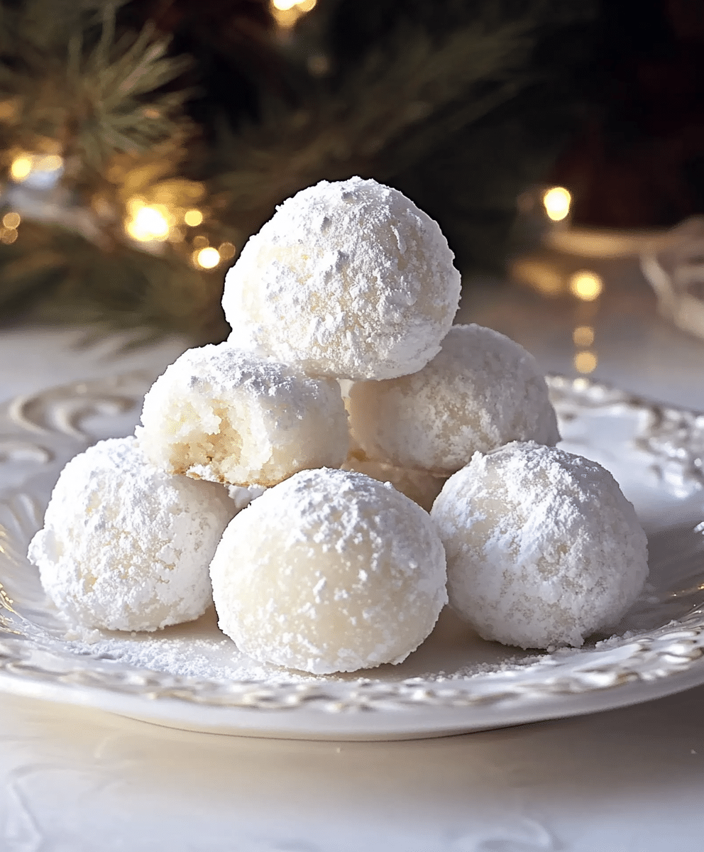 Sweetened Condensed Milk Snowball Cookies Recipe - Recipe Vibe