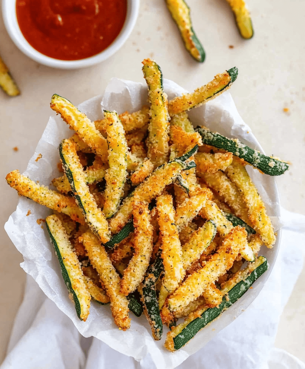 Air Fryer Zucchini Fries Recipe - Recipe Vibe