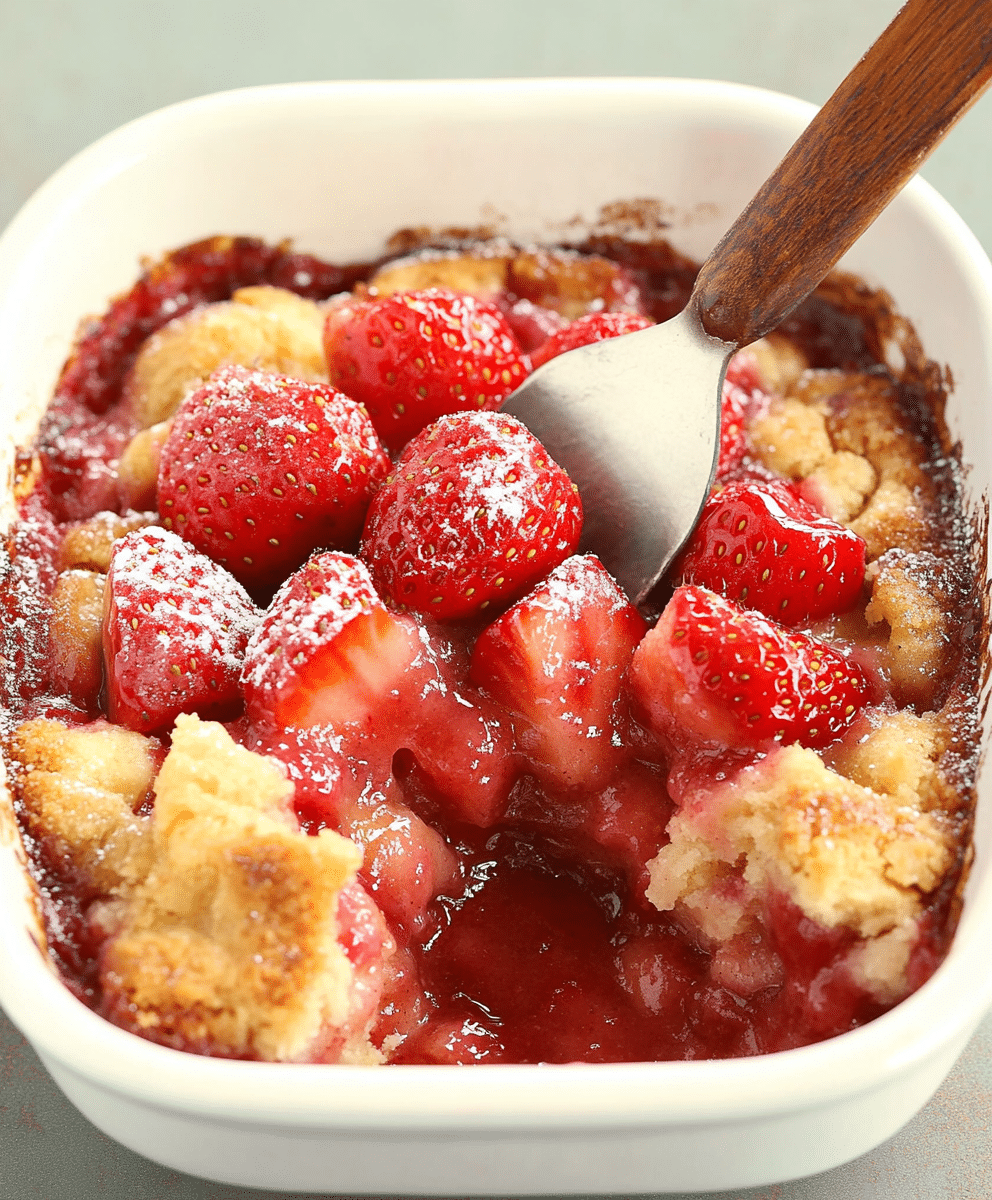 Easy Strawberry Cobbler Recipe - Recipe Vibe