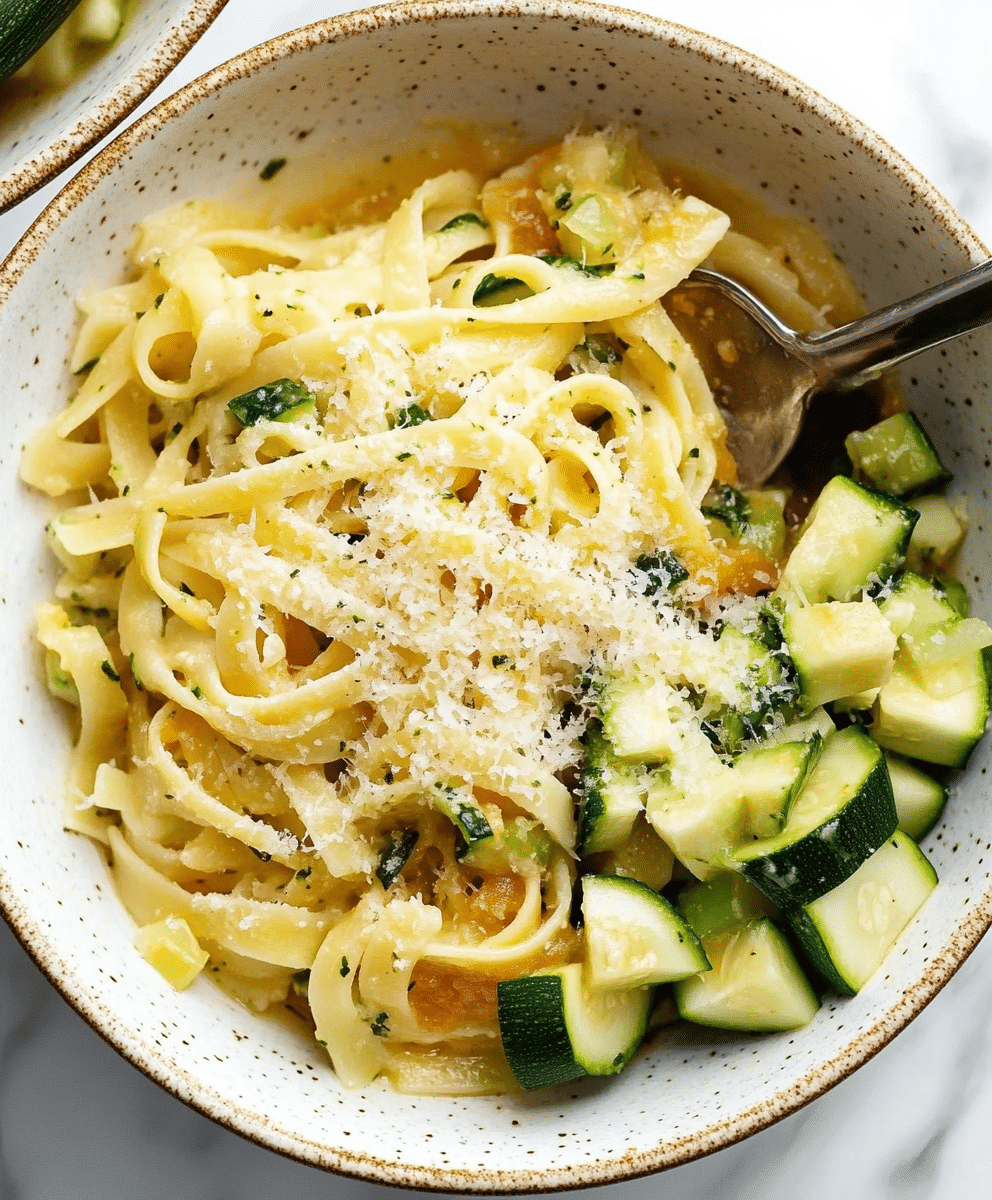 Simple Fresh Zucchini Pasta Sauce Recipe - Recipe Vibe