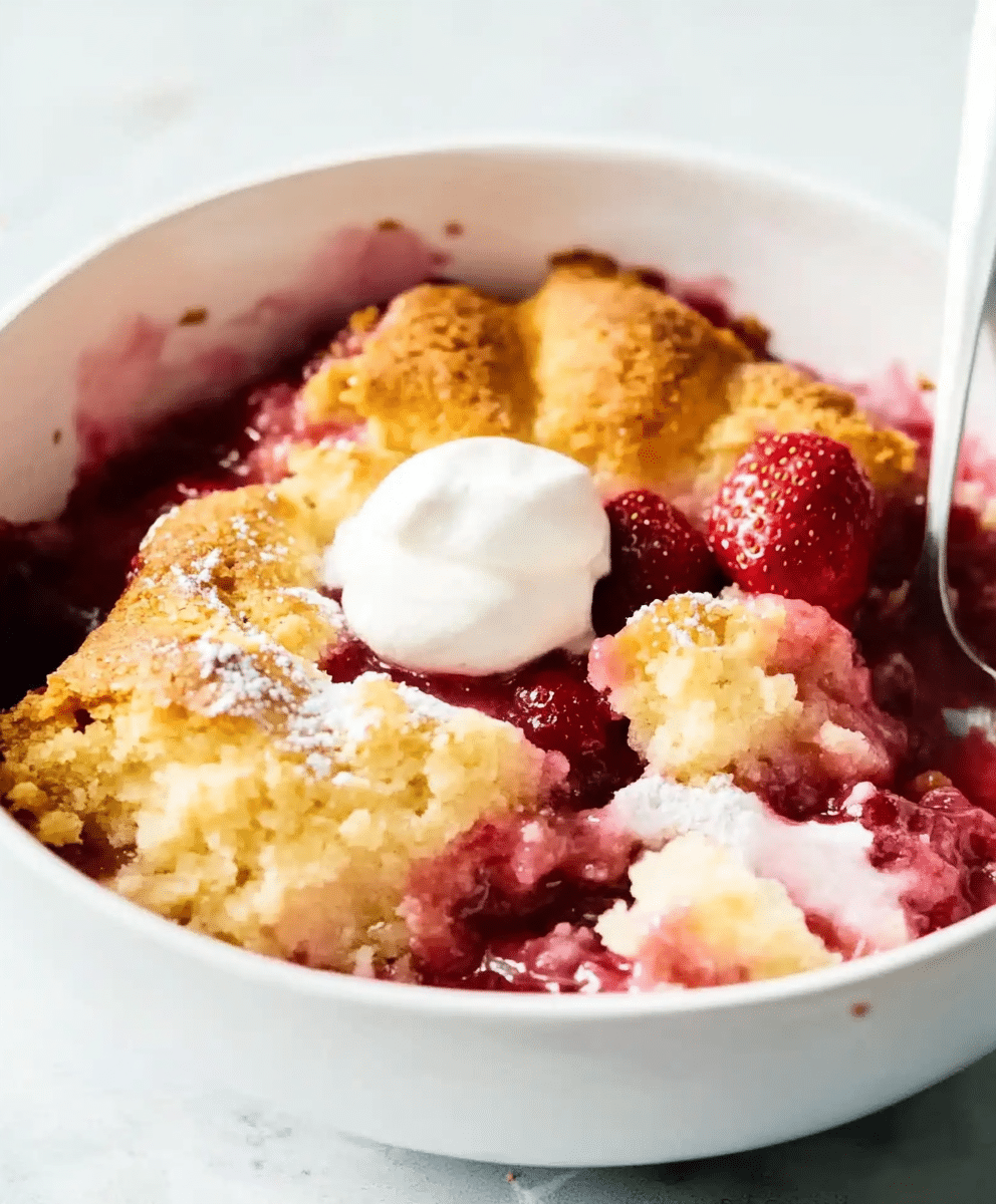 Strawberry Cobbler Recipe - Recipe Vibe