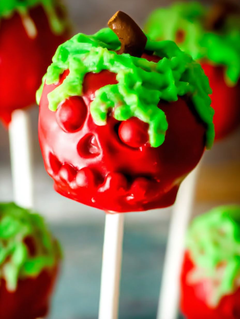 Poison Apple Cake Pops Recipe - Recipe Vibe