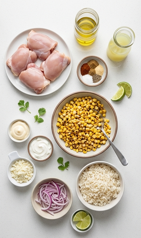 Street Corn Chicken Rice Bowl Recipe